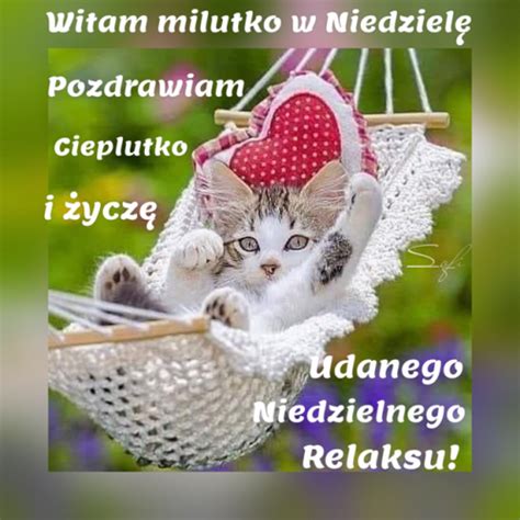 Ekartka 珞Witam milutko w Niedzielę E kartki net pl