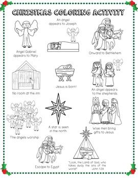 Angel Gabriel Visits Mary Coloring Pages