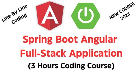 spring boot angular full stack full course [2021]