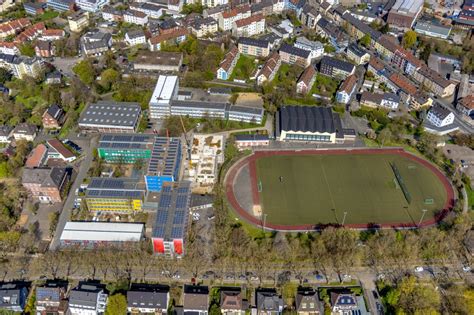 Luftaufnahme Witten Schulgebäude des Berufskolleg Witten und der Otto