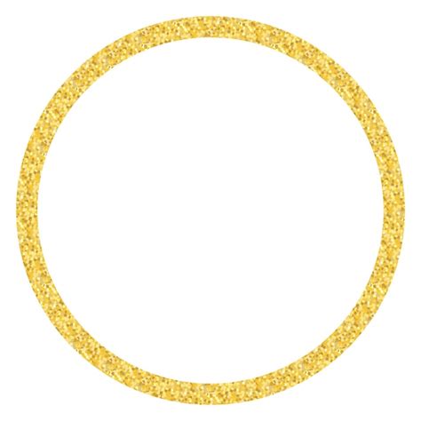Quadro de brilho do círculo dourado ilustração vetorial eps10 Vetor