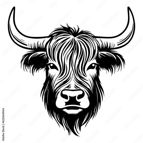 Highland Cow Svg Highland Cow Png Cow Head Svg Cow Svg Cute Cow Svg