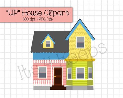Pixar Up House Illustration