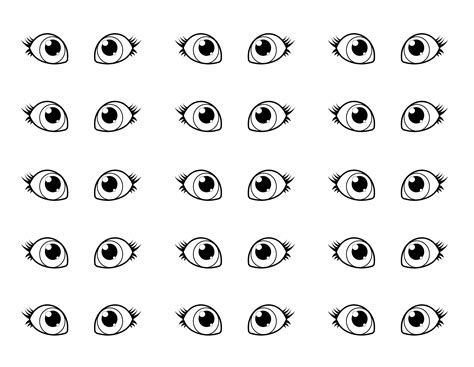Eye Template Printable