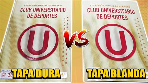 Album CLUB UNIVERSITARIO DE DEPORTES Berlín TAPA DURA vs Tapa Blanda