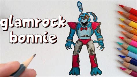 How To Draw Glamrock Bonnie Fnaf Security Breach Youtube Images And