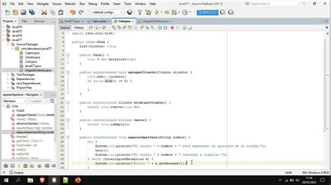 java parte 78 programación multihilos sincronización de hilos 2 youtube