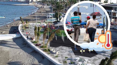 Mucho calor Así estará el clima en Veracruz este lunes 23 de octubre