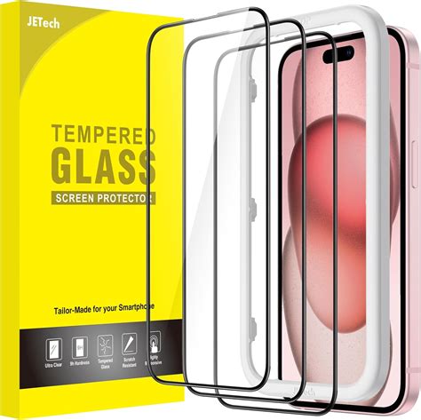 Jetech Protector De Pantalla Cobertura Completo Para Iphone