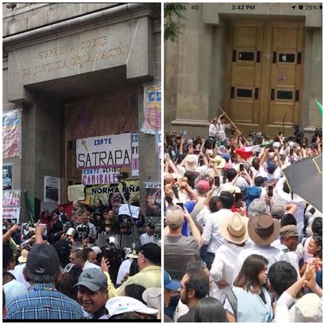 Después de la marcha en defensa de la SCJN retiran a Amlovers