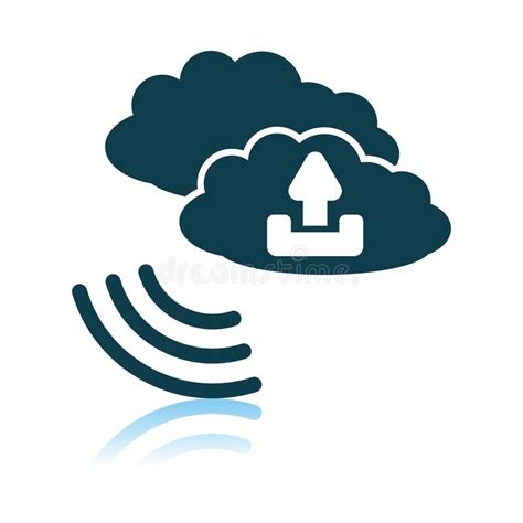 Icono De La Conexi N De La Nube Ilustraci N Del Vector Ilustraci N De