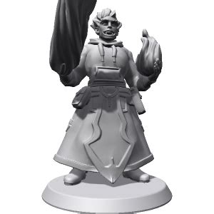 Orc Pyromancer Made With Hero Forge