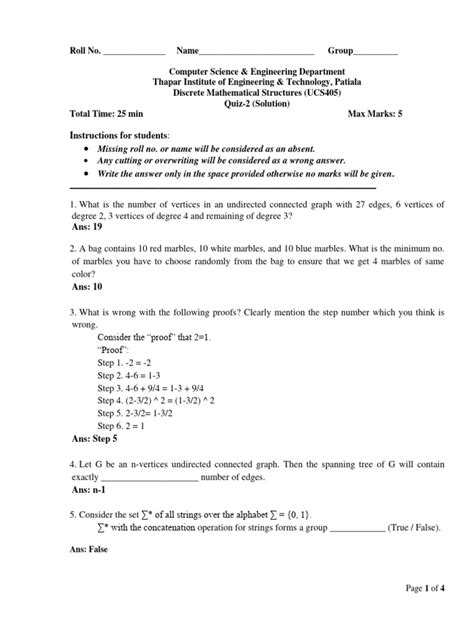 quiz 2 solution pdf algorithms and data structures computational complexity theory