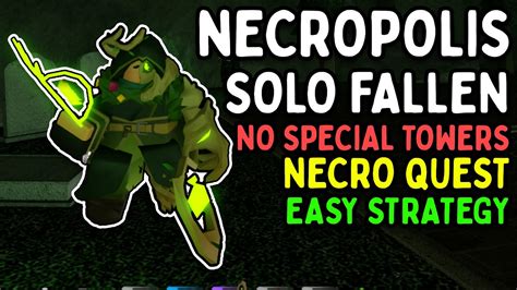 SOLO FALLEN TRIUMPH ON NECROPOLIS WITH NECRO NO SPECIAL TOWERS