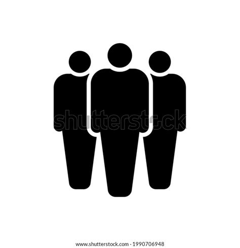 Group People Icon Vector Illustration Stock Vector Royalty Free