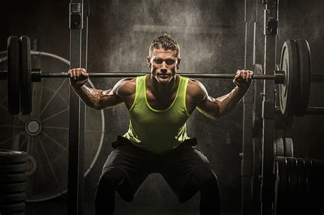HD Wallpaper Muscle Training Dumbbells Biceps Gym Bodybuilder