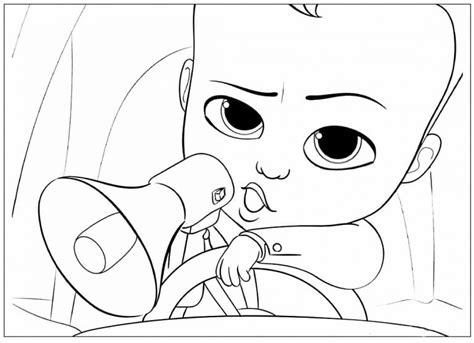 50 Desenhos Do Poderoso Chefinho Para Colorir Como Fazer Em Casa