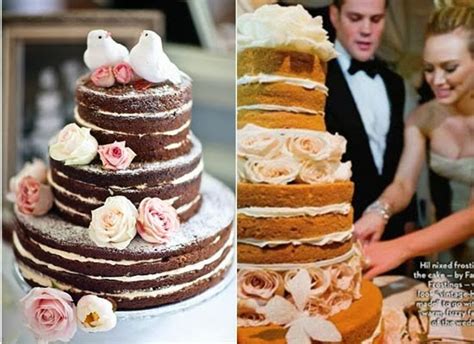 L M Eventos E Decora Es Naked Cake Ou Bolo Pelado A Novidade O