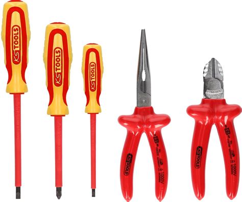 KS TOOLS ERGOTORQUE Zestaw szczypiec i wkretaków VDE 5 szt KS Tools