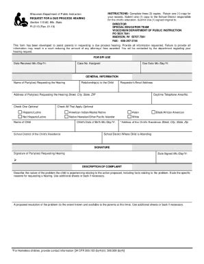 Fillable Online Dpi Wi FOR DPI USE GENERAL INFORMATION Fax Email Print