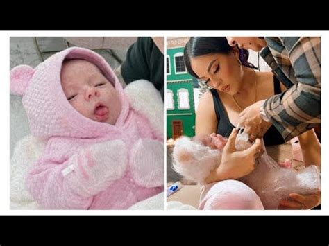 Two Pictures One With A Baby And The Other With An Adult