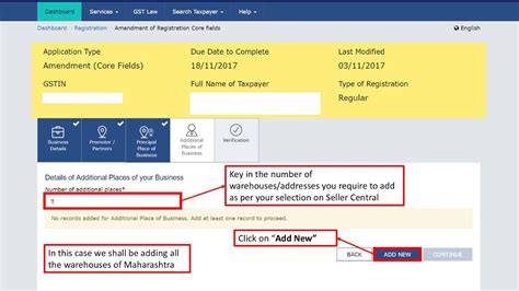 How To Add Additional Place Of Business In GST Portal Docs