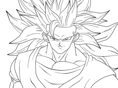 ᐈ COLOREA a GOKU Dibujos para Pintar deGoku net