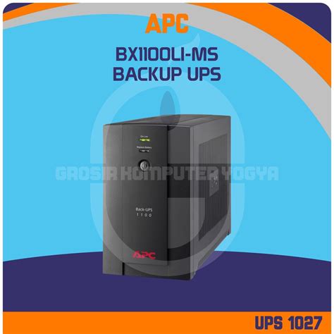 Jual APC BX1100LI MS 1100VA 230V AVR Universal And IEC Sockets Backup