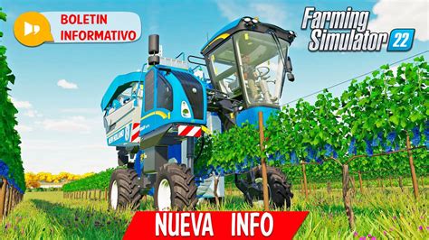 Farming Simulator 22 NUEVA INFO CULTIVOS VIÑAS OLIVOS y SORGO XBOX