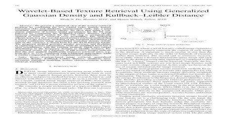 wavelet based texture retrieval using generalized gaussian density [pdf document]