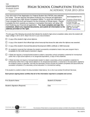 2013 2014 Free Application For Federal Student Aid Forms And Templates