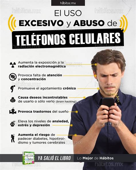 El uso excesivo y abuso de teléfonos celulares Hábitos Health Coaching