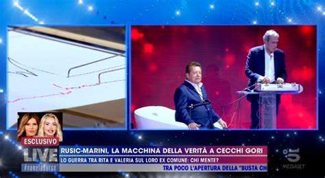 Live Non è la d Urso Vittorio Cecchi Gori e la macchina della verità