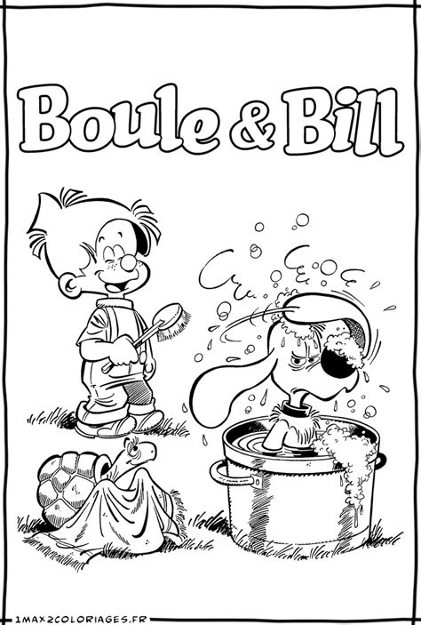 Coloriages De Boule Bill Boule Et Bill Le Film Bill Est Dans Son