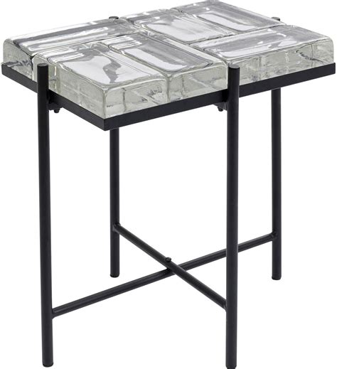 Tavolino D Appoggio Iceline Nero 43x33cm KARE