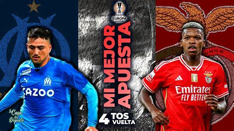 MARSELLA VS BENFICA PRONÓSTICO EUROPA LEAGUE APUESTAS
