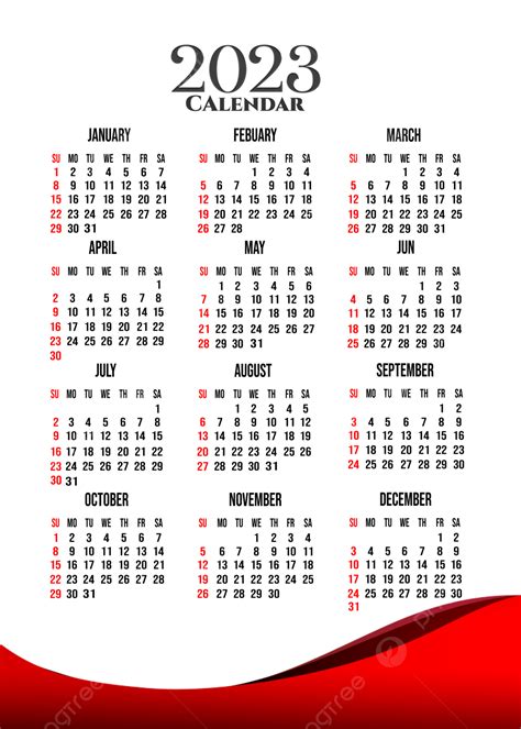 Hình ảnh Thiết Kế Lịch 2023 PNG 2023 Lịch 2023 Lịch đơn Giản PNG