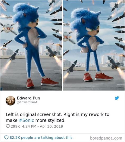 Original Sonic Movie Design Meme
