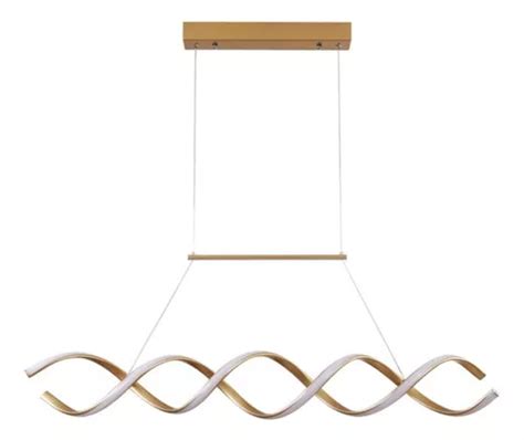 Pendente Led Espiral Dna Nitrolux Moderno Luxo Sala Mesa W Frete Gr Tis