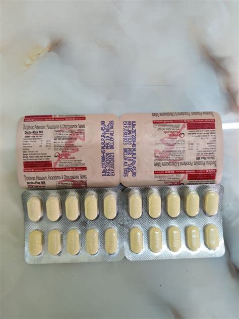 Diclo Plus Mr Diclofenac Potassium Paracetamol And Chlorzoxazone