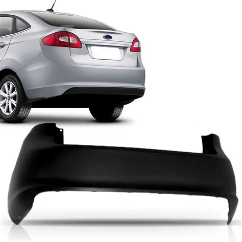 Parachoque Traseiro New Fiesta Sedan Mexicano Preto