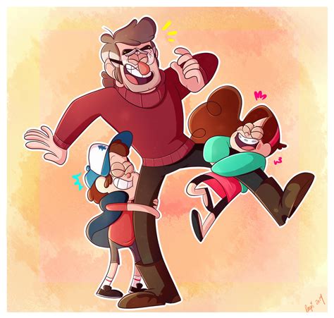 Автор MissInspi Dipper Pines Stanford Pines Mabel Pines GF