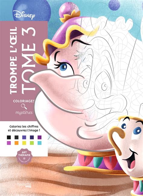 Coloriages mystères Disney Trompe l oeil Tome 3 hachette fr