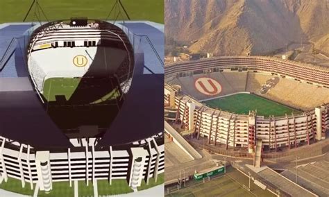 Universitario Cómo quedaría el Estadio Monumental con techo