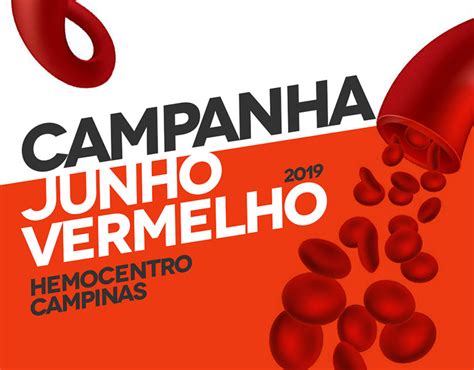 Junho Vermelho Hemocentro Campinas Behance