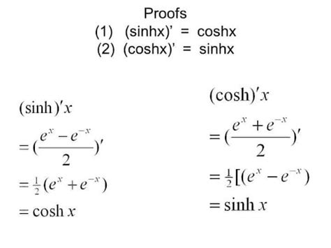 الدوال المثلثية الزائدية hyperbolic trigonometric functions