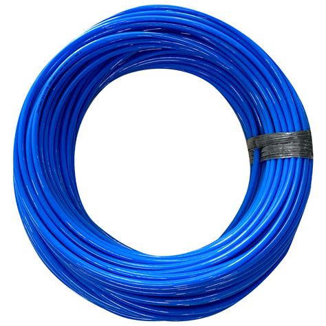 Mangueira Pneumática De Poliuretano pu Tubo 6mm Azul 1 Metro