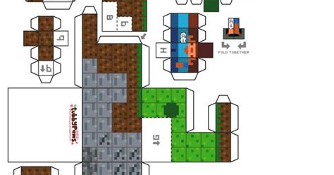 A Mini Minecraft Diorama Printable Minecraft Printables Minecraft Images And Photos Finder