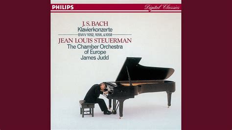 J S Bach Concerto For Harpsichord Strings And Continuo No 1 In D