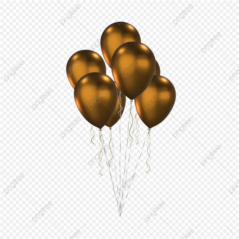 Gold Balloons Hd Transparent Gold Balloons Wedding Party PNG Image